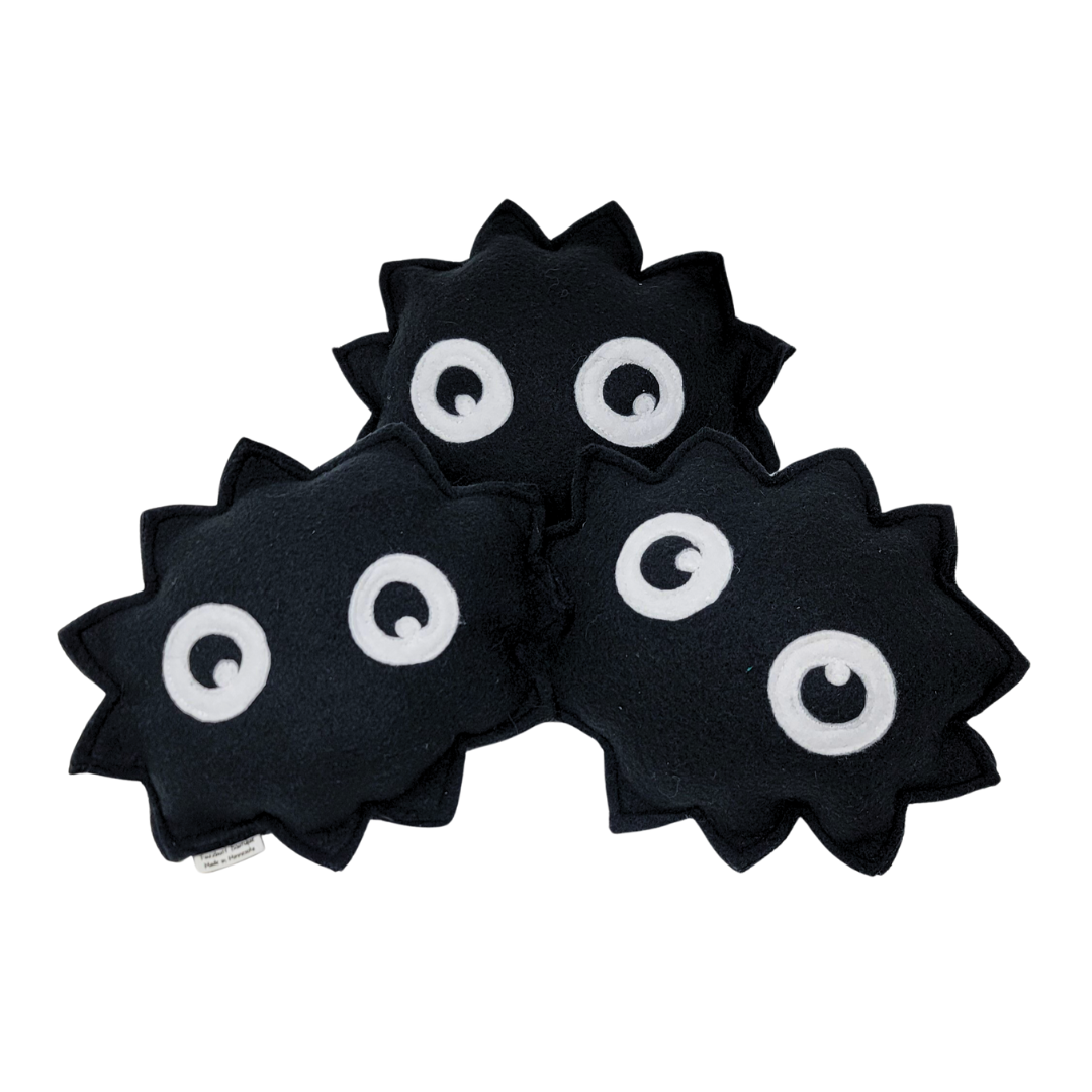 Soot Sprite - Fleece Dog Toy – Fuzzbutt Boutique